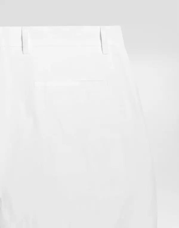 Dolce & Gabbana Amphora-line Linen Canvas Trousers