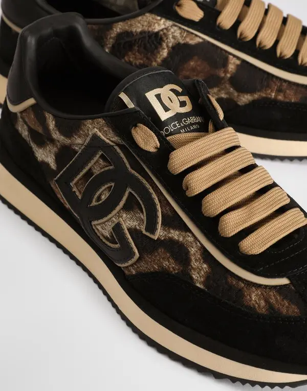 Dolce & Gabbana Leo- Fabric Sneakers