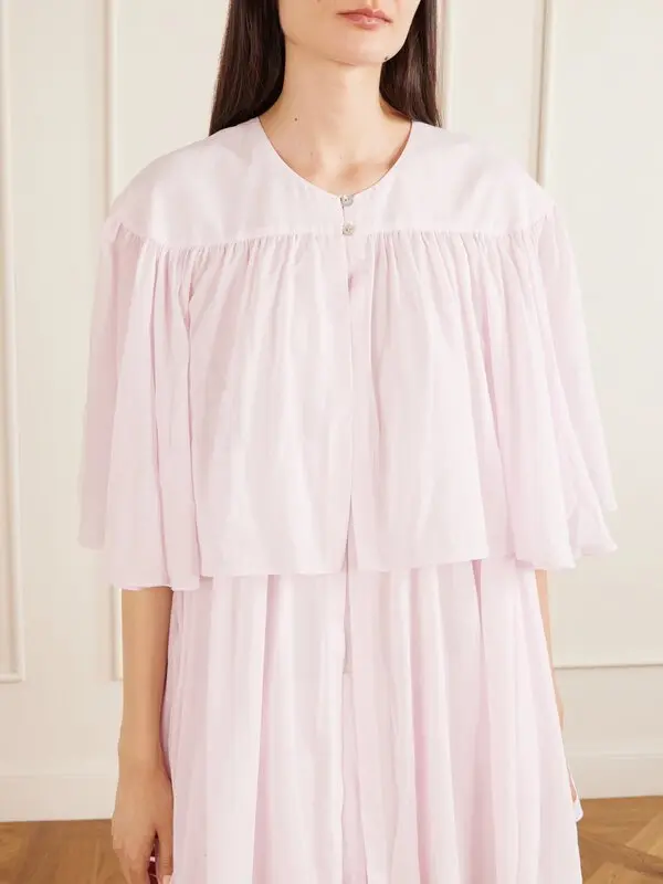LES VACANCES D'IRINA Les Vacances D’irina Formentera Tiered Ruffle Kaftan