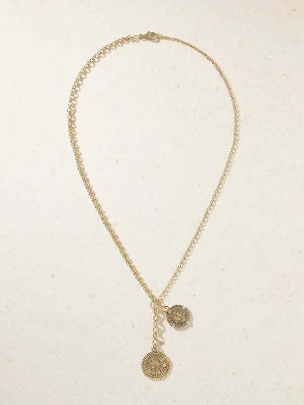 FOUNDRAE Karma + Infinite Gratitude Diamond Necklace