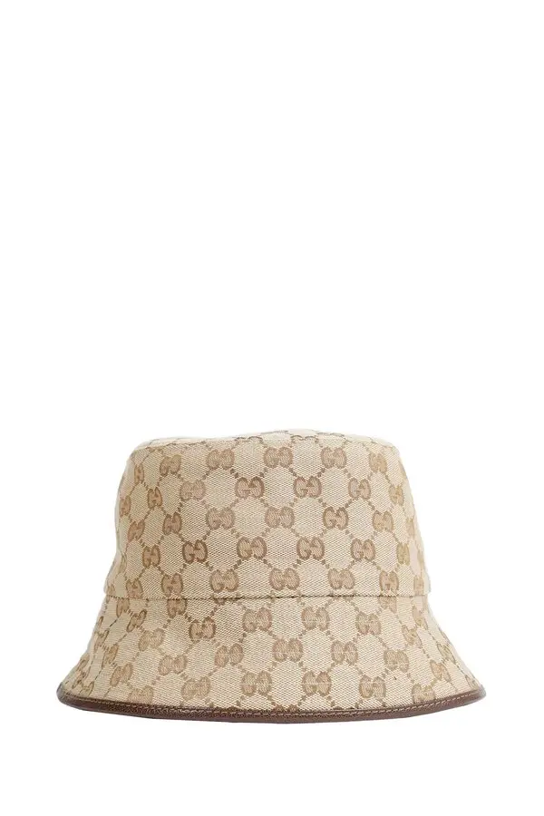 Gucci Canvas Bucket Hat - Beige