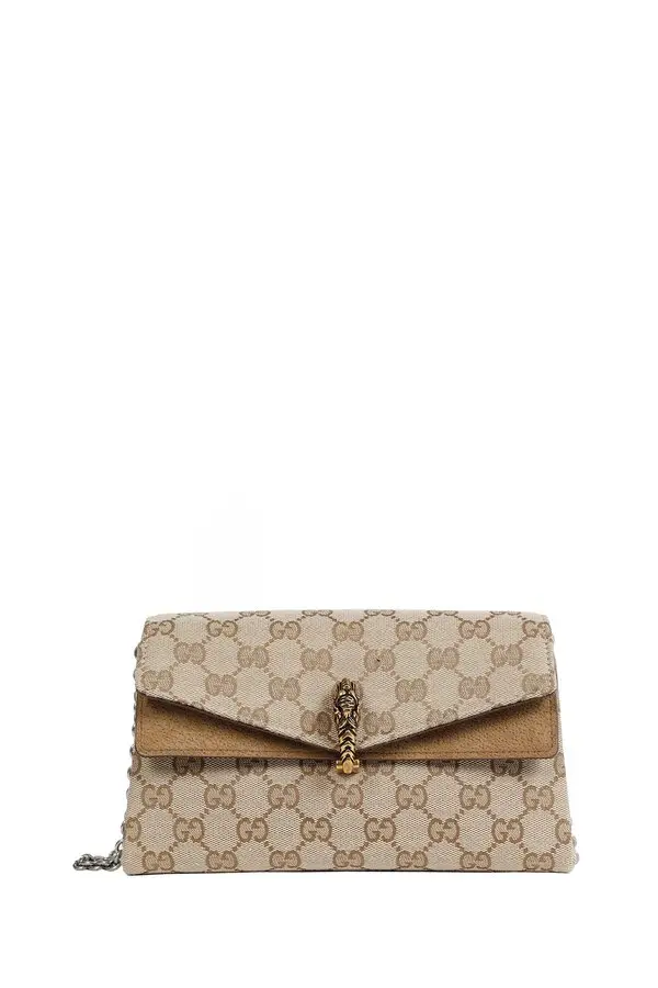 Gucci Dionysus Small Shoulder Bag - Beige
