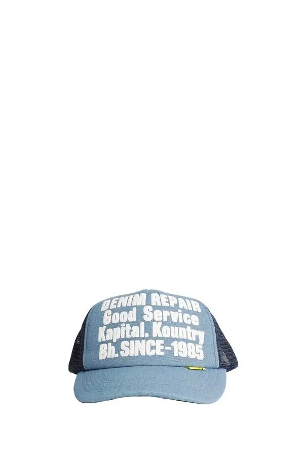 Kapital 5-panel Trucker Hat - Blue