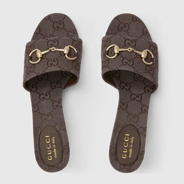 Gucci Slide Sandal With Horsebit Detail