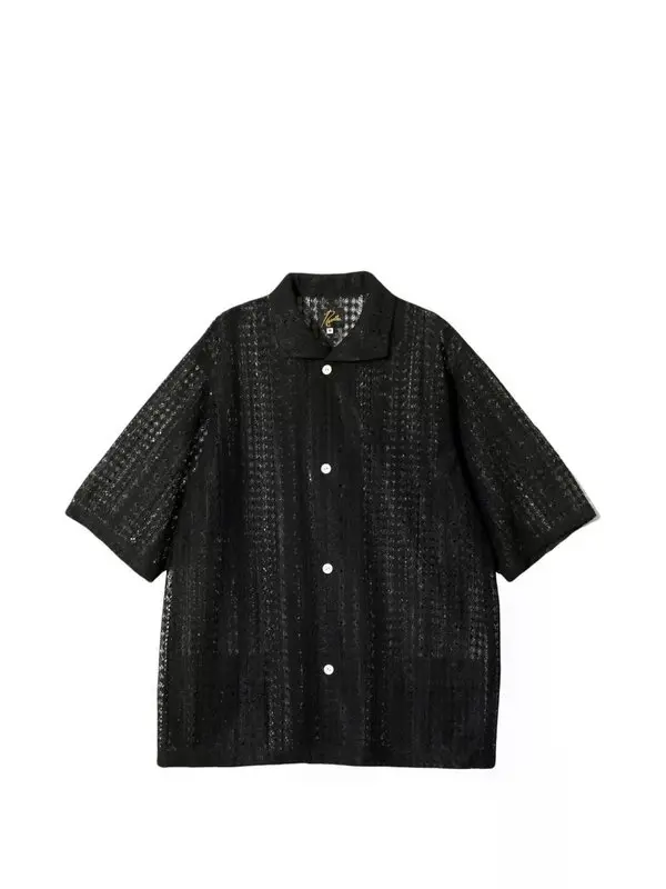 Needles Lace Widespread Collar Shirt