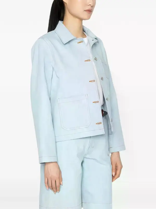 Naked & Famous Denim Gracie Patch-pocket Denim Jacket