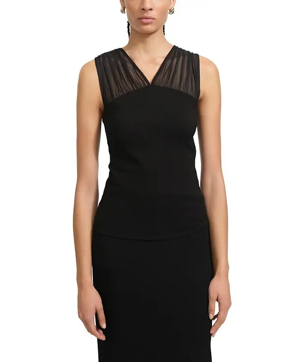 MARCELLA Bellamy Top - Black