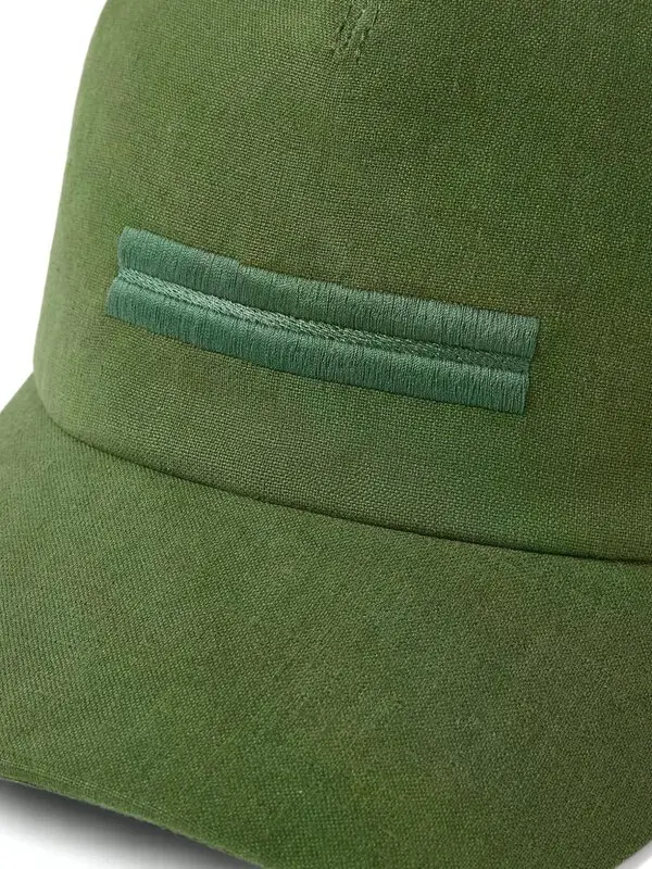 Zegna Oasi Lino Baseball Cap - Green