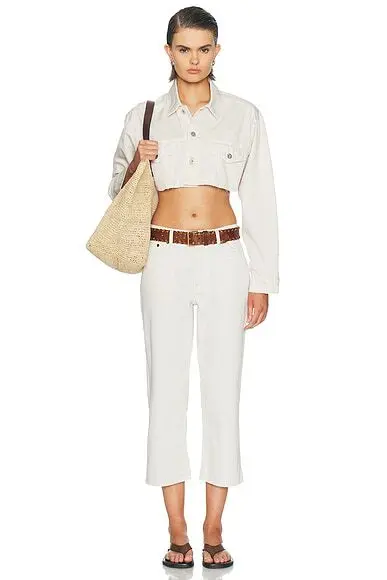 Miu Miu Cropped Denim Jacket