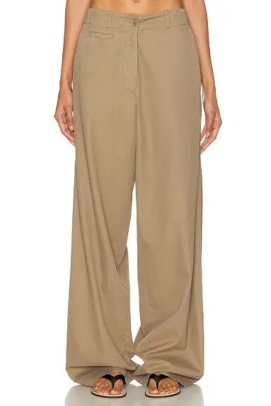 THE ROW Wide-leg Tailored Trousers