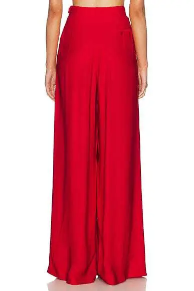 Ralph Lauren Vannesa Pleated Full Length Pant