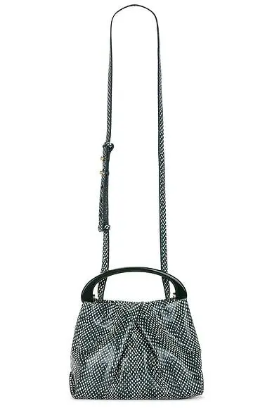 Dries Van Noten Pleated Calf Leather Crisp Bag