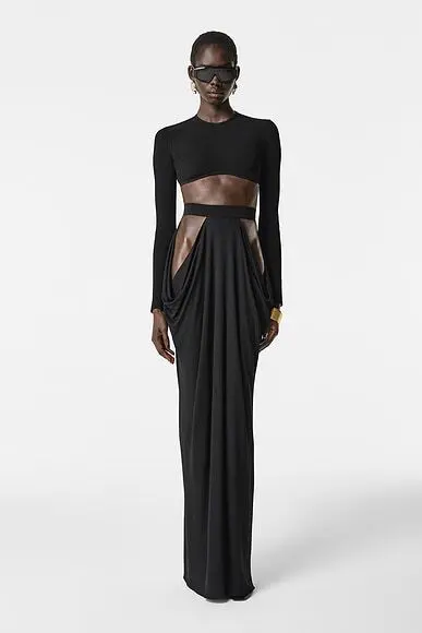 Revolve Aubin Maxi Skirt - Black