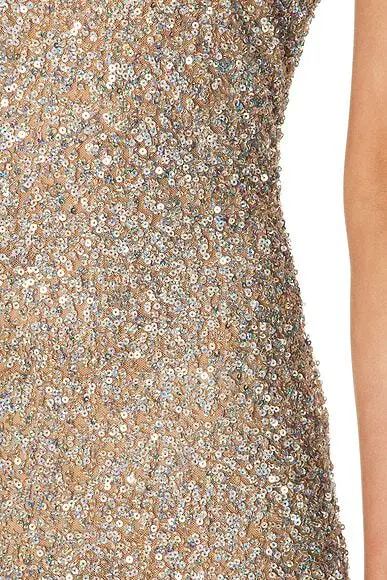 THE SEI Sequin Embellished Tank Gown