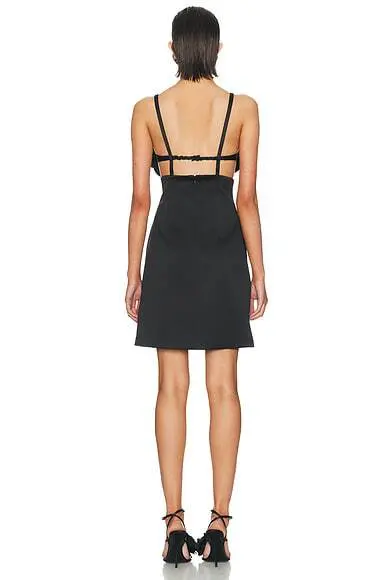 Marc Jacobs Satin Daisy Applique Dress