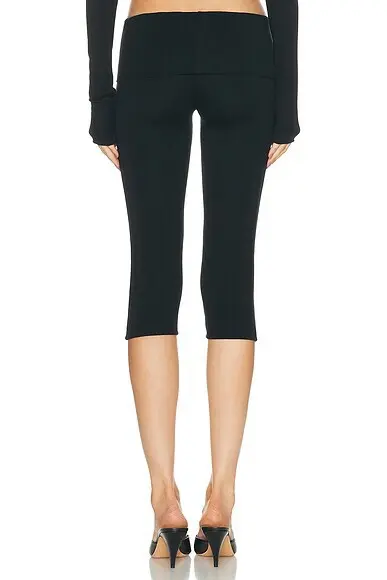 Eterne Foldover Capri Legging
