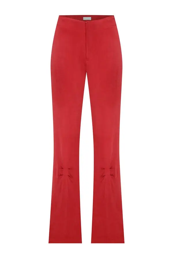 CANSU XI Hestia Trousers Printed Vegan Silk