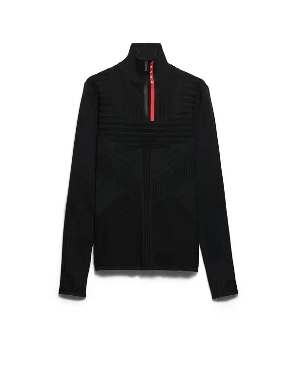 Prada Technical Knit Turtleneck