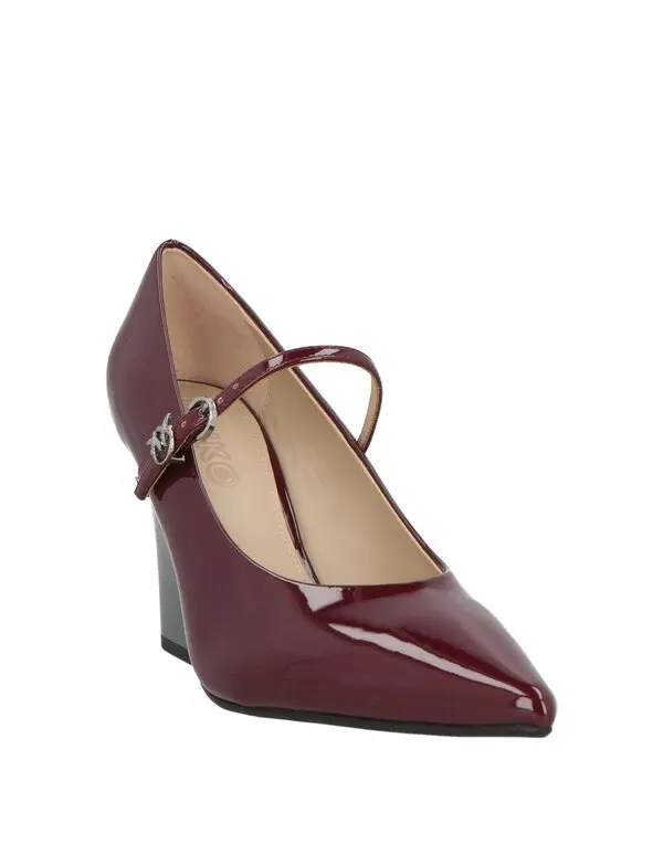 Pinko Mary Jane Pumps With Sculptural Heel