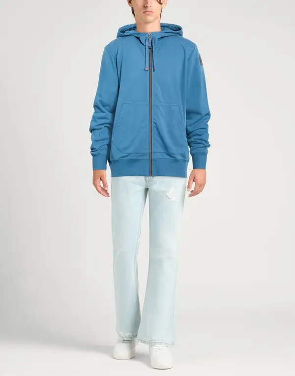 PARAJUMPERS Cotton & Polyester French Terry Zip-up Hoodie