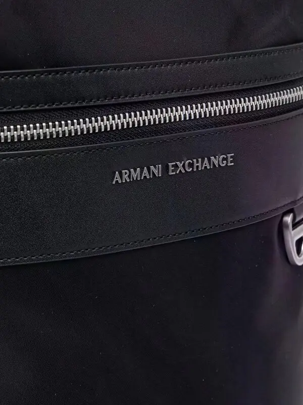 Armani Exchange Logo Plaque Backpack