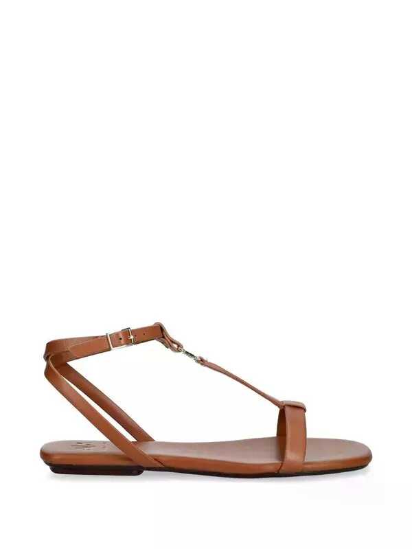 Armani Exchange Logo Plaque T-bar Sandals