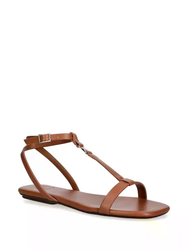 Armani Exchange Logo Plaque T-bar Sandals