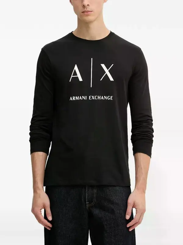 Armani Exchange Logo-print Long-sleeve T-shirt
