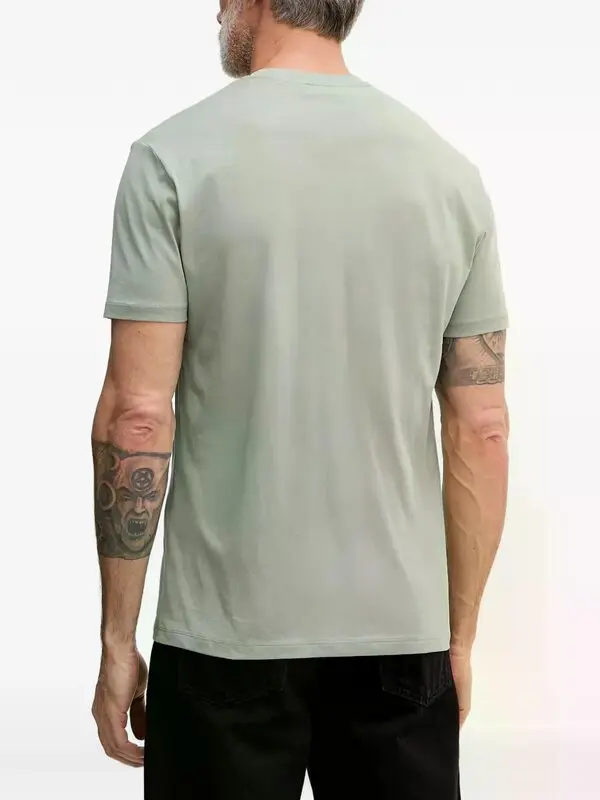 Armani Exchange Floral-print Logo-print T-shirt
