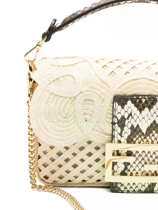 Fendi Mini Baguette Shoulder Bag