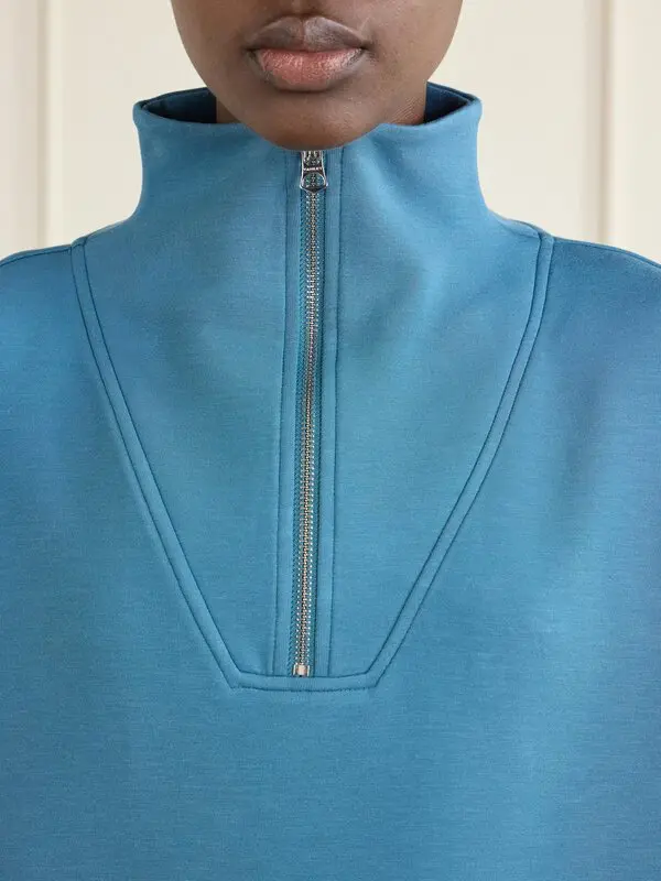 Varley Hawley Half-zip Sweatshirt - Blue