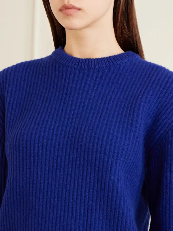 JIL SANDER Ribbed-knit Wool Sweater