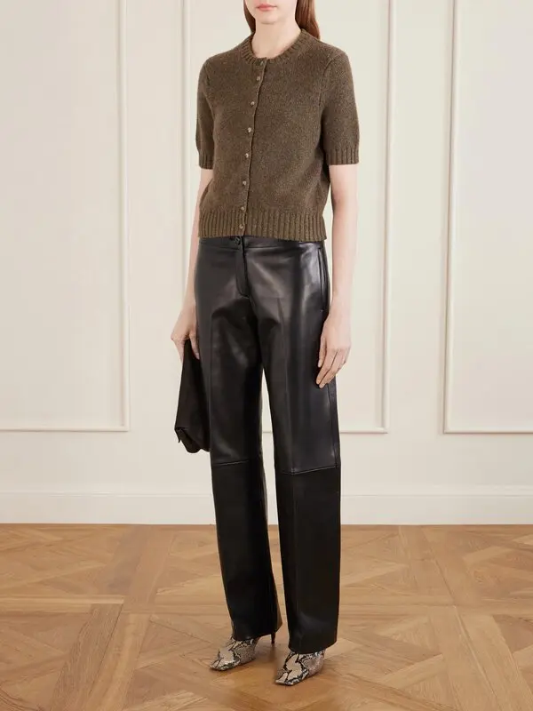 Khaite Nora Cashmere Cardigan - Green