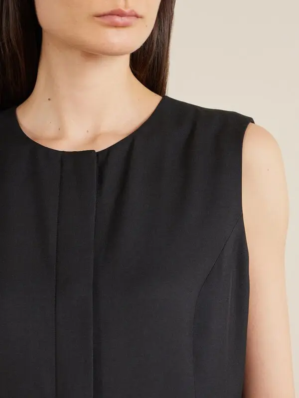Veronica De Piante Hana Silk Maxi Dress With Slit