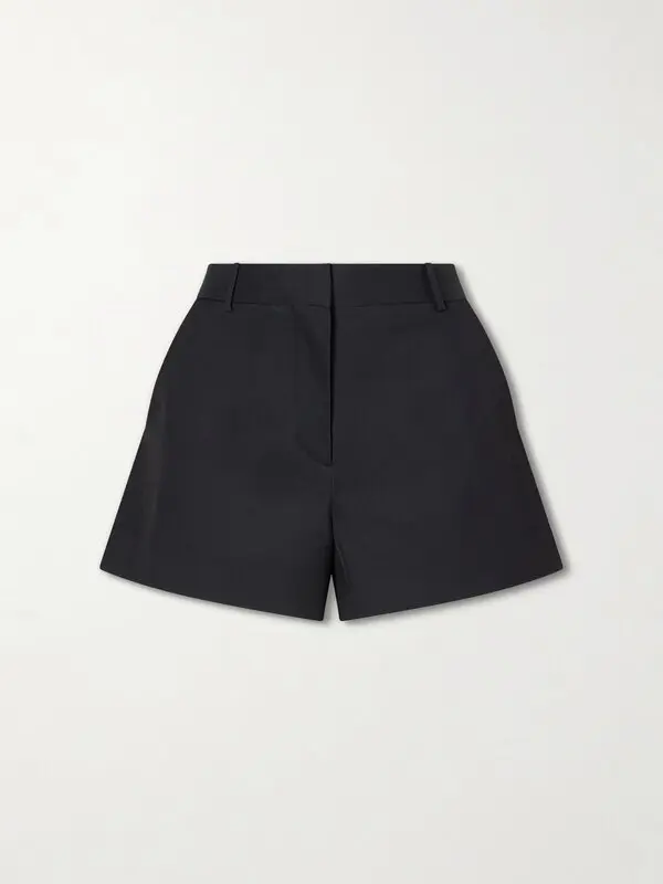 Veronica De Piante Belle Silk Mini Shorts