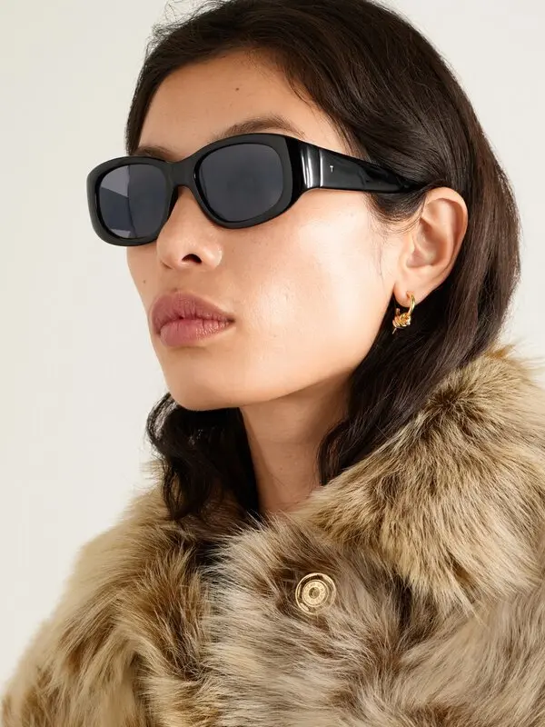 THISTLES The Al Square Frame Acetate Sunglasses
