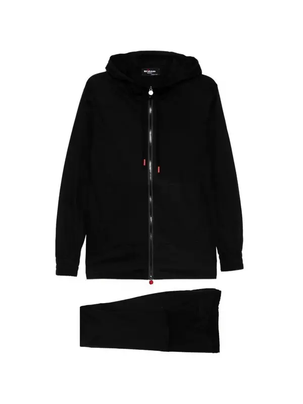 Kiton Zip-up Hooded Jumpsuit