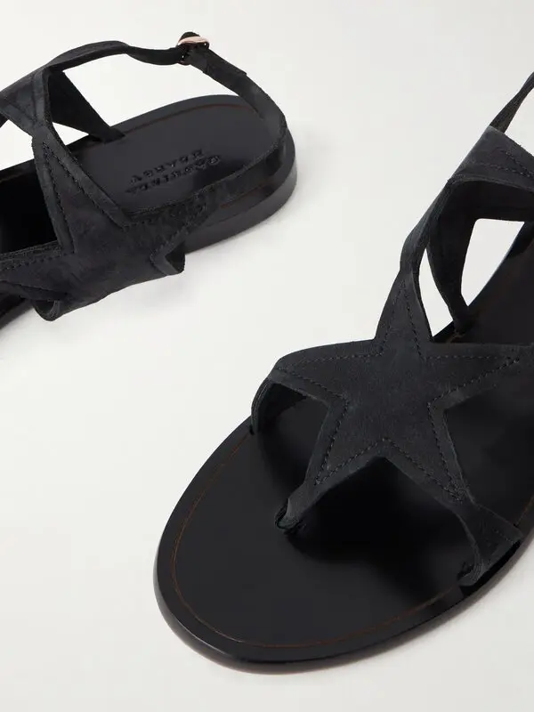 Gabriela Hearst Star Suede Sandals
