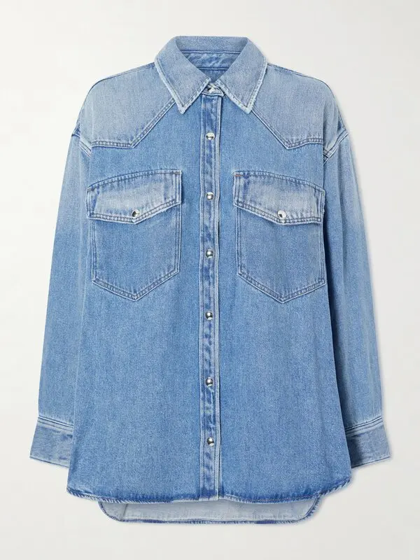 AGOLDE Lotta Denim Shirt