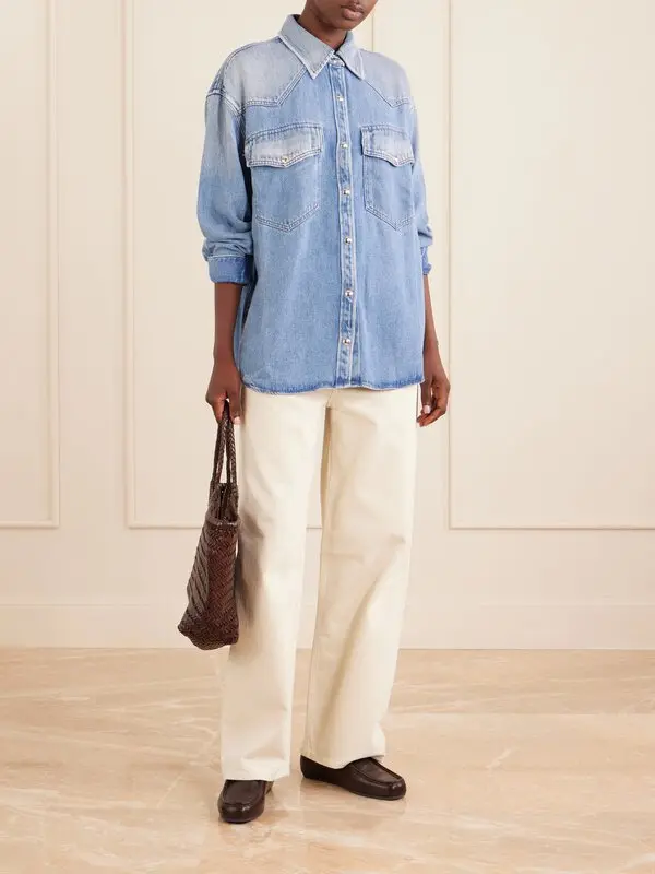 AGOLDE Lotta Denim Shirt