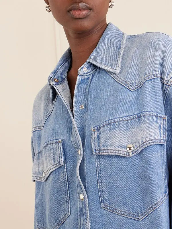 AGOLDE Lotta Denim Shirt