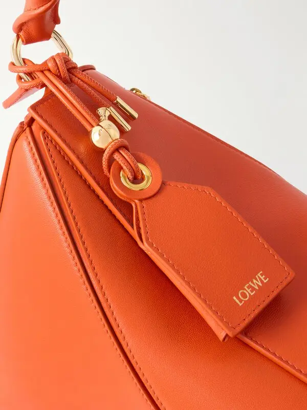 Loewe Puzzle Small Leather Shoulder Bag - Orange