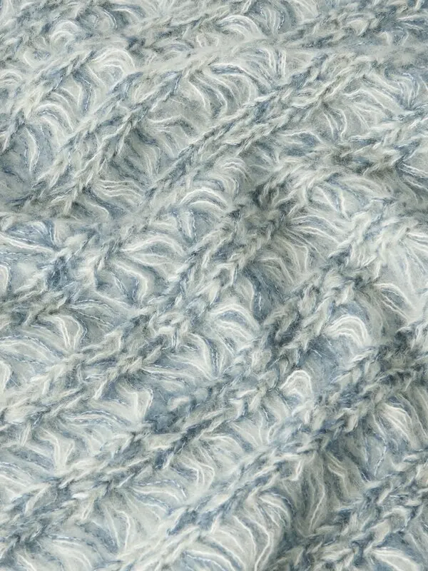 THE ELDER STATESMAN Cashmere And Silk-blend Scarf