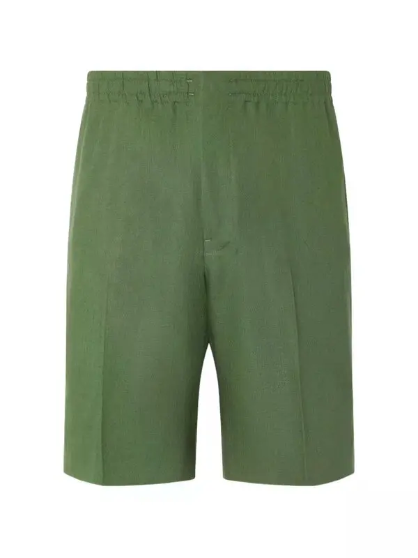 Zegna Oasi Lino Elasticated Shorts