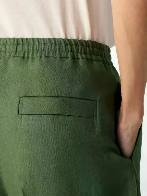 Zegna Oasi Lino Elasticated Shorts