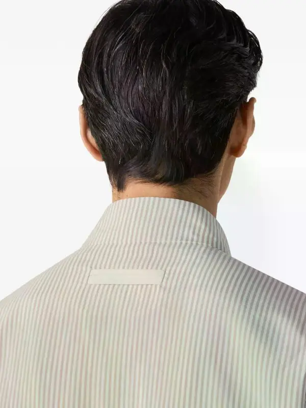 Zegna Striped Silk Jacket