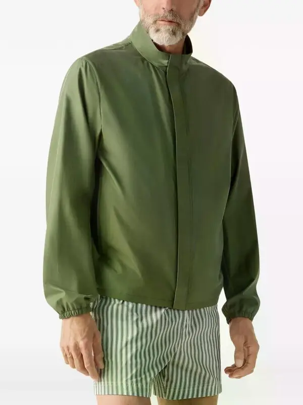 Zegna Olive Zip Jacket