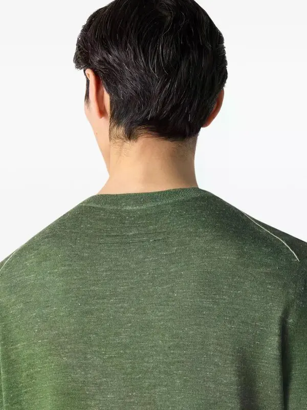 Zegna Mélangé Crewneck Sweater