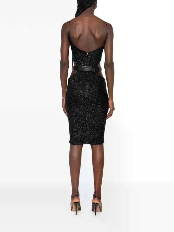 VESTIAIRE D'UN OISEAU LIBRE Starlight Cut-out Midi Dress