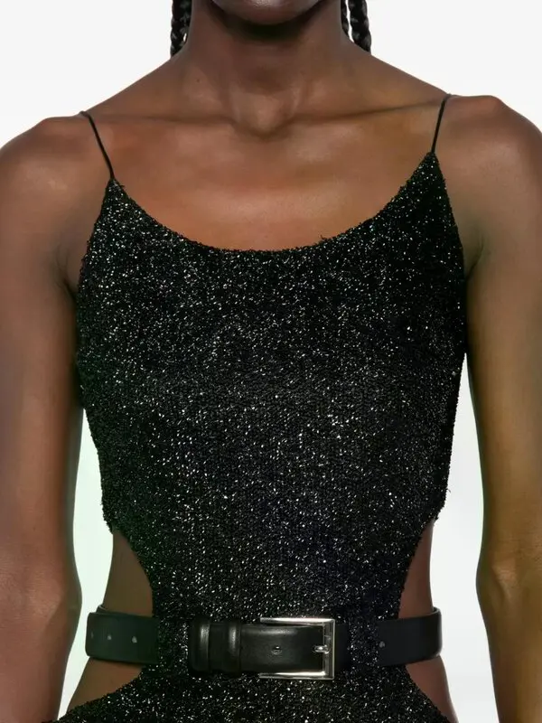 VESTIAIRE D'UN OISEAU LIBRE Starlight Cut-out Midi Dress